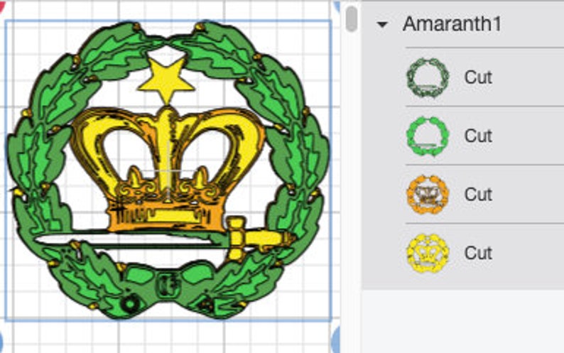 Order of the Amaranth SVG file | Etsy