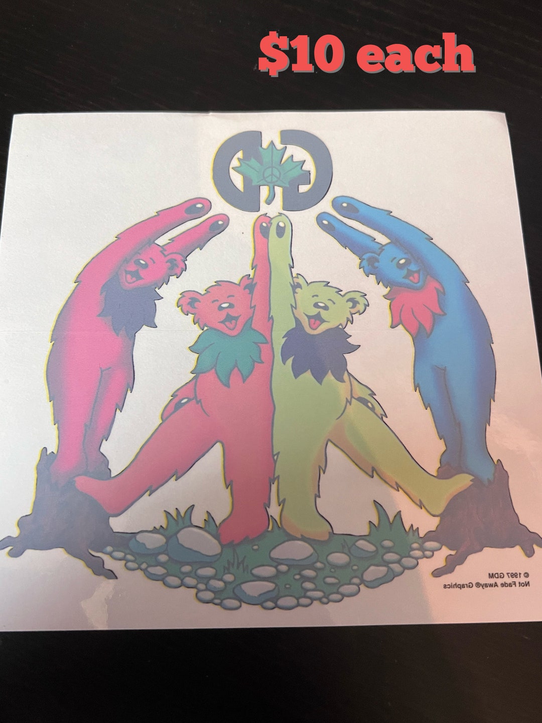 Vintage Grateful Dead Stickers - Etsy