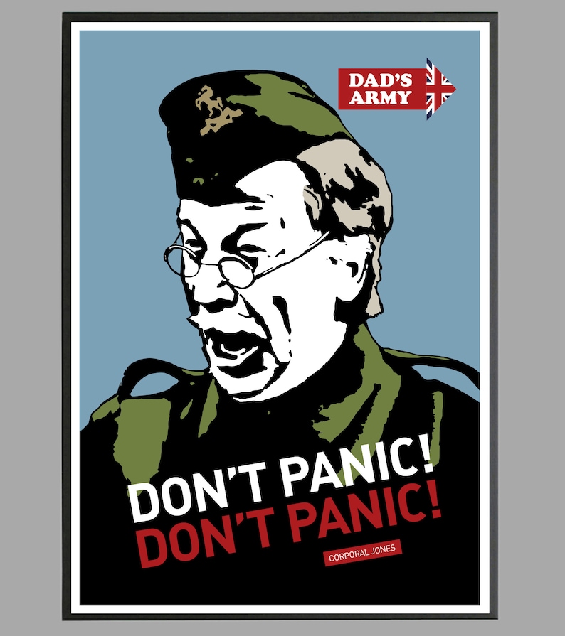 Dad's Army Corporal Jones Don't Panic Vintage TV | Etsy