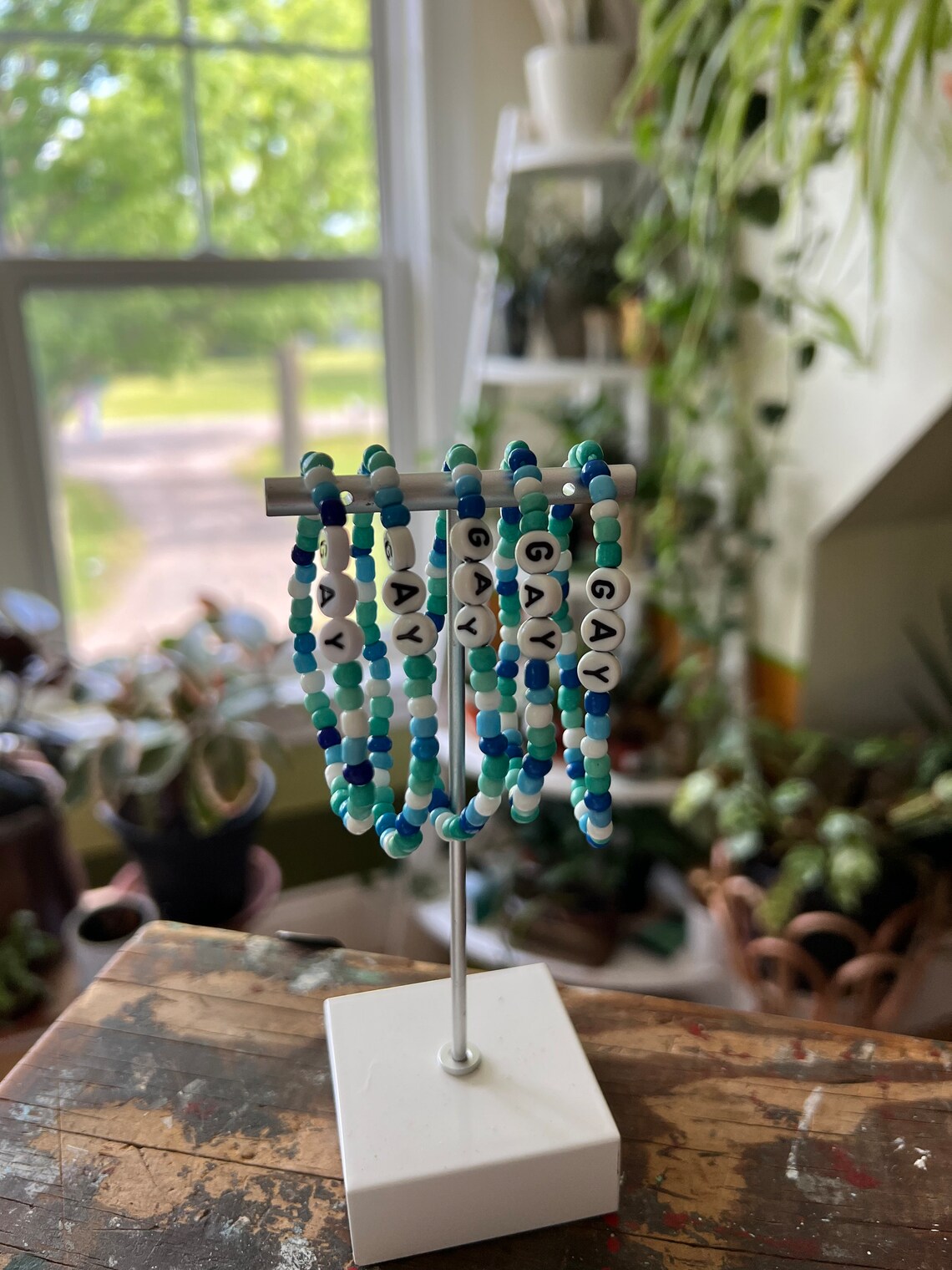 Gay Pride Flag Bracelet MLM - Etsy