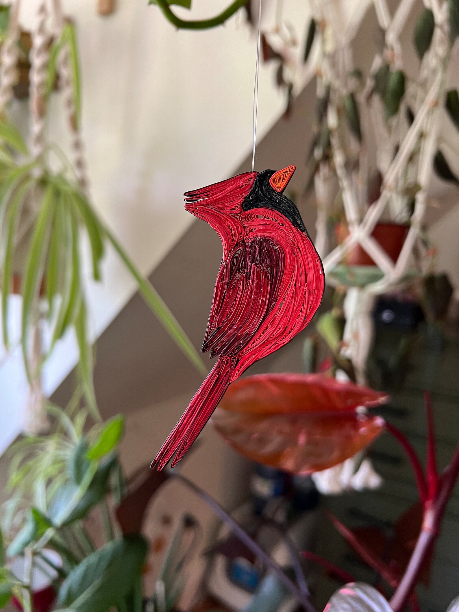 Paper Quilled Birds Cardinals - Etsy