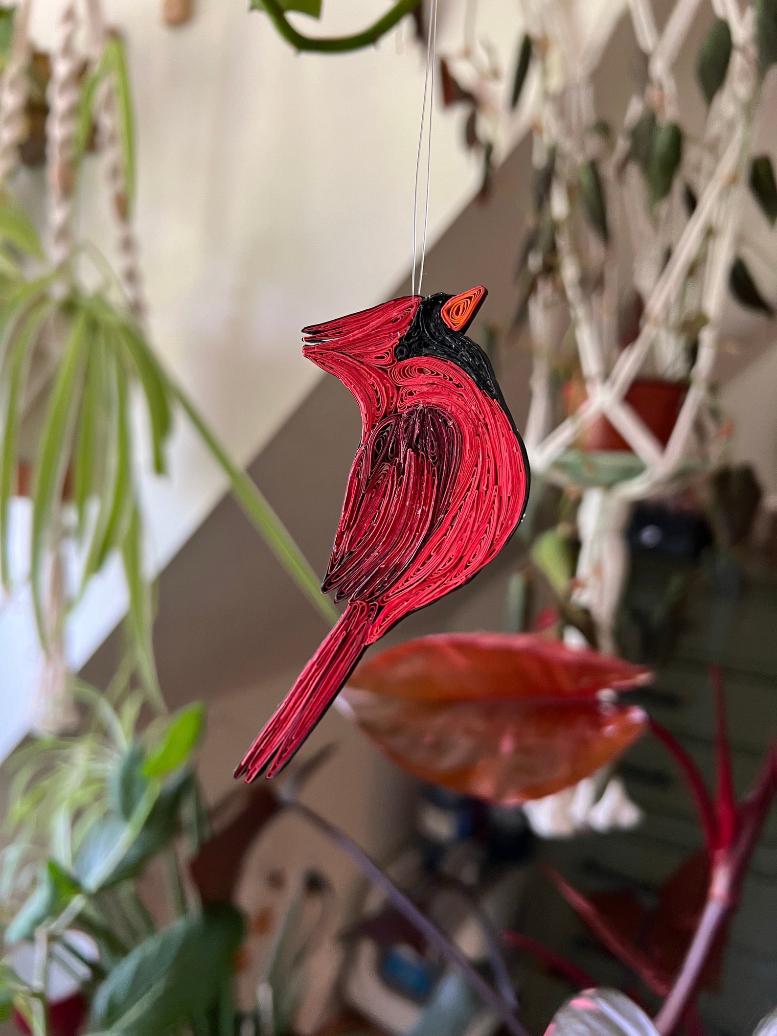 Paper Quilled Birds Cardinals - Etsy