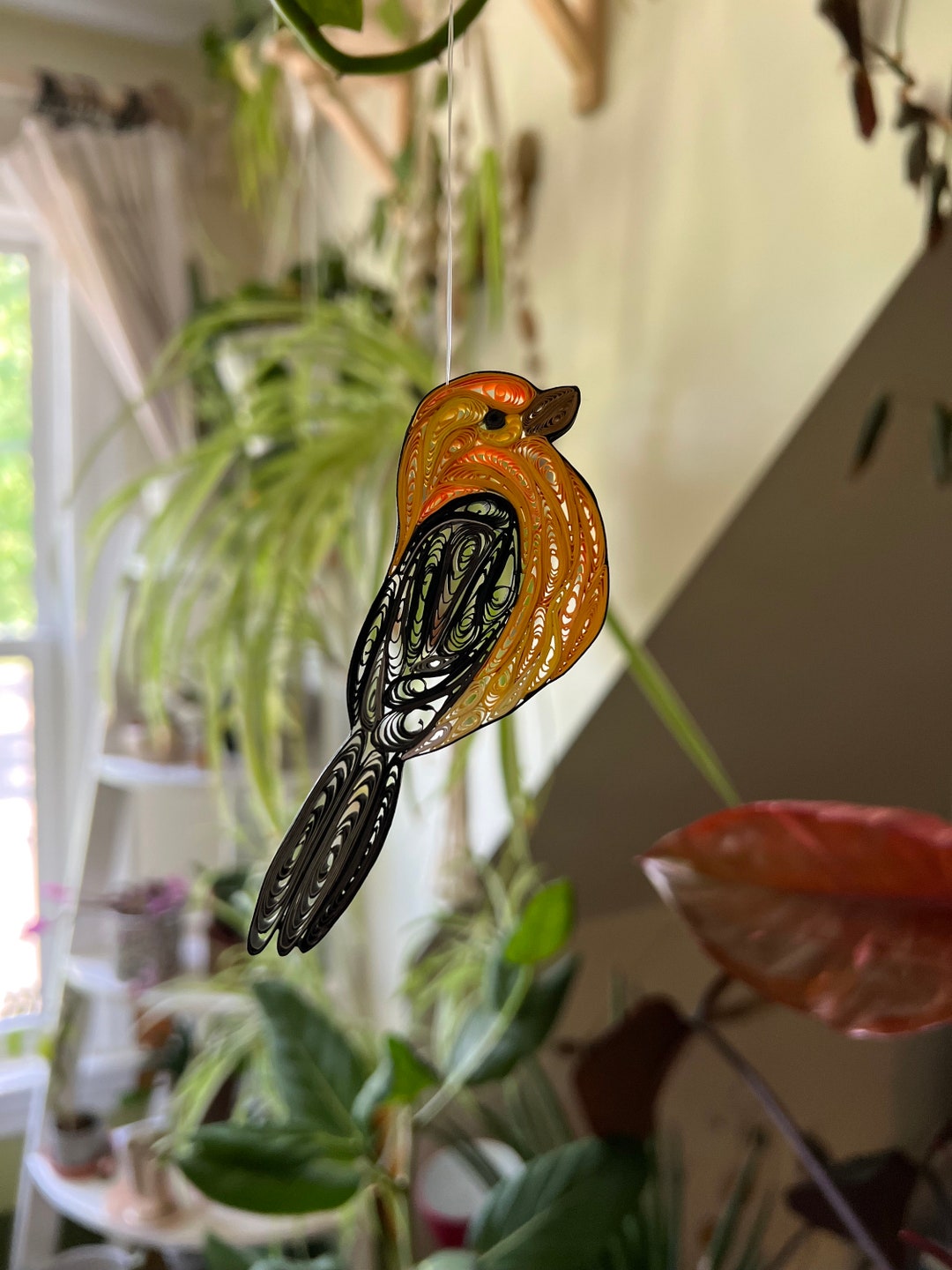 Paper Quill Birds - Yellow Finches - Etsy Canada