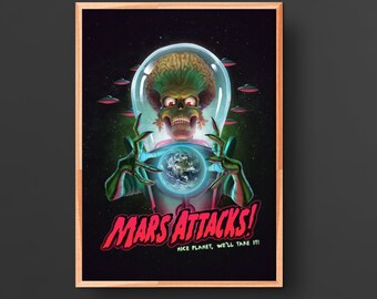Mars attacks | Etsy