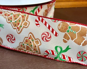 Christmas ribbon | Etsy