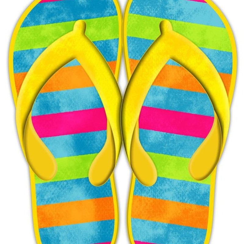 Football Flip Flops - Etsy