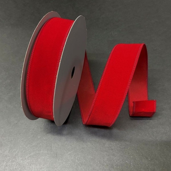 Red Velvet Ribbon - Etsy