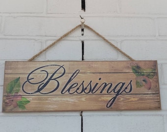 Blessing sign | Etsy