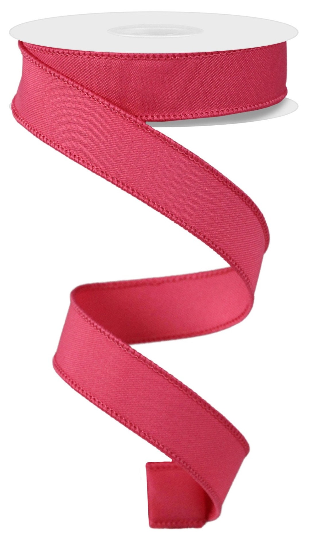 Wired Solid Hot Pink Diagonal Weave Ribbon- 7/8”x10 Yards - Etsy