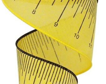 School Ruler Ribbon - Etsy