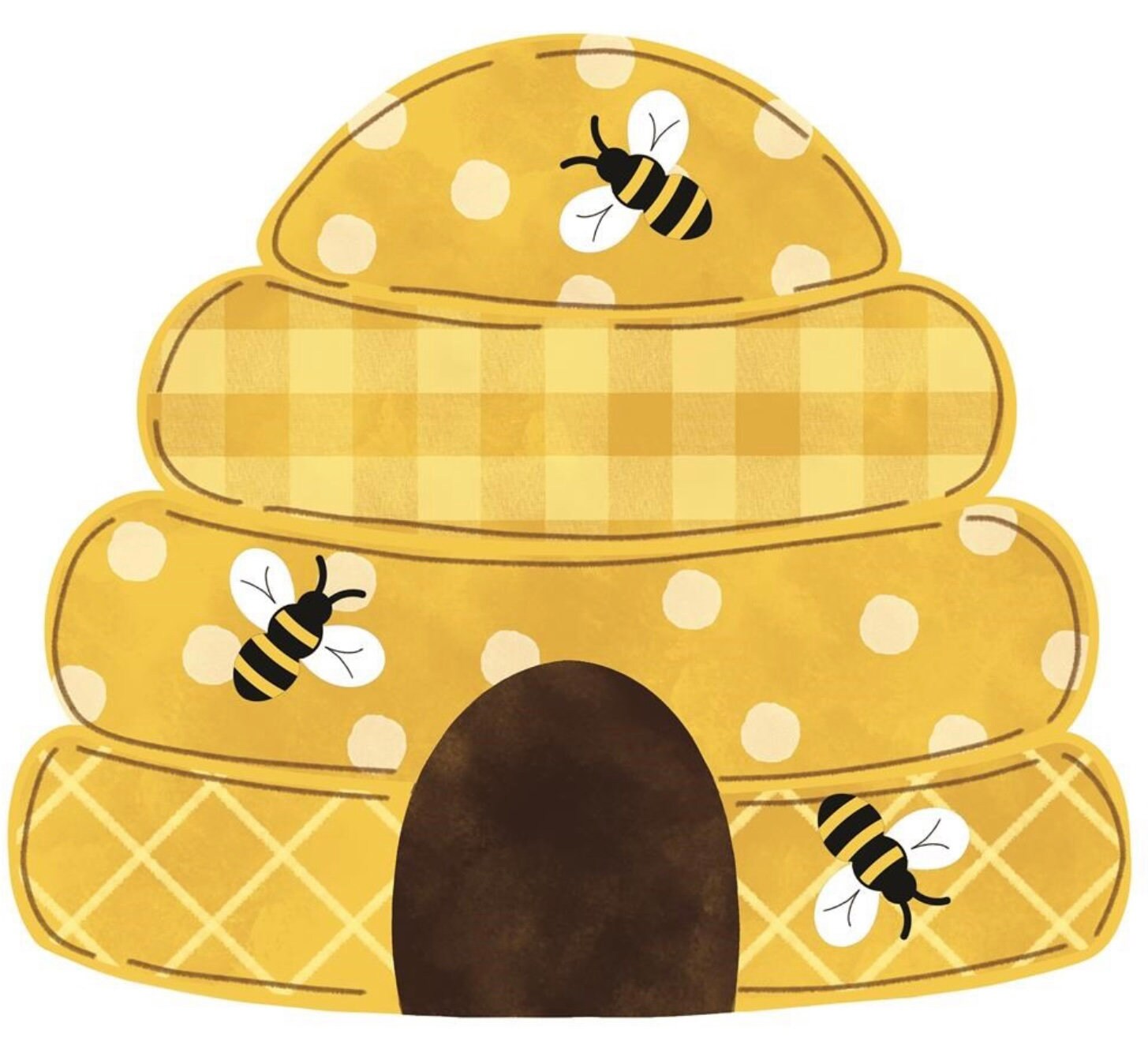 12”x10.5" Metal Embossed Bee Hive Honeybee Sign - Bee Wreath Sign ...