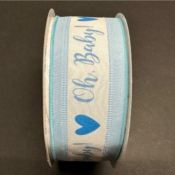 Baby Boy Wreath Ribbon - Etsy