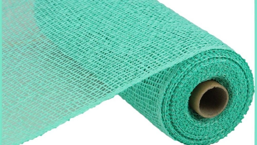 10 inch x 10 Yards Mint Green Poly Burlap Mesh - Etsy Österreich
