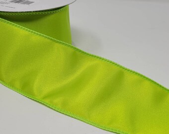 Chartreuse Ribbon | Etsy