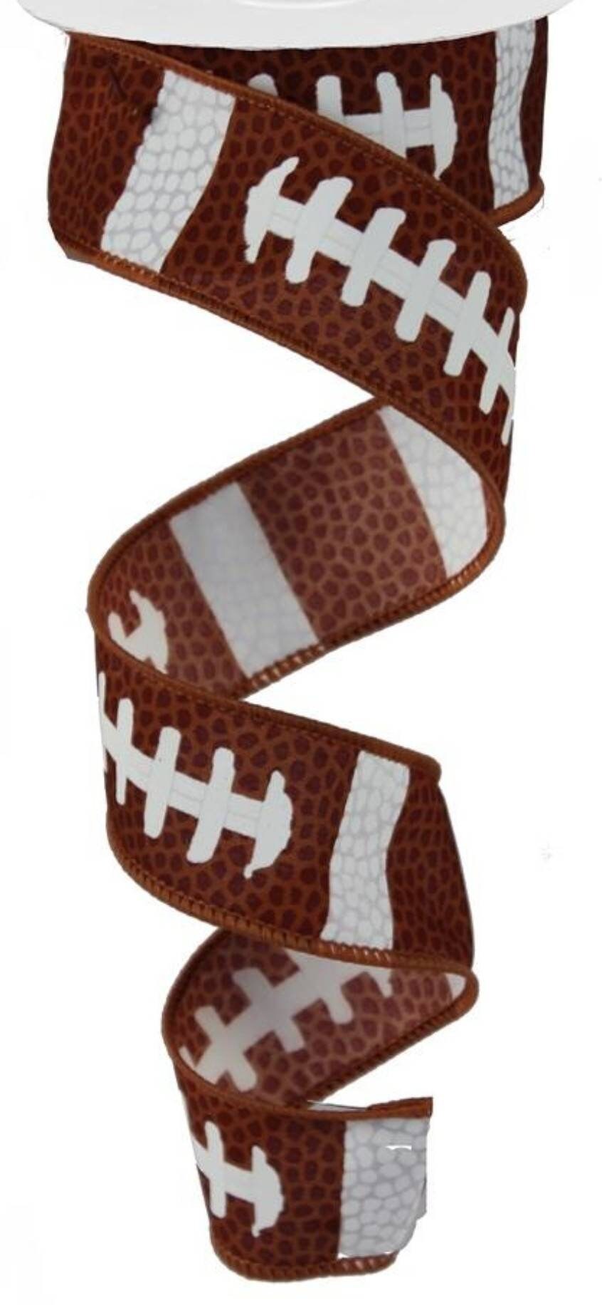 FREE SHIPPING 10 Yards 1.5 Wired Brown Football | Etsy