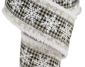 FREE SHIPPING - 10 Yards - 2.5" Wired Black, White, and Silver Glitter ...