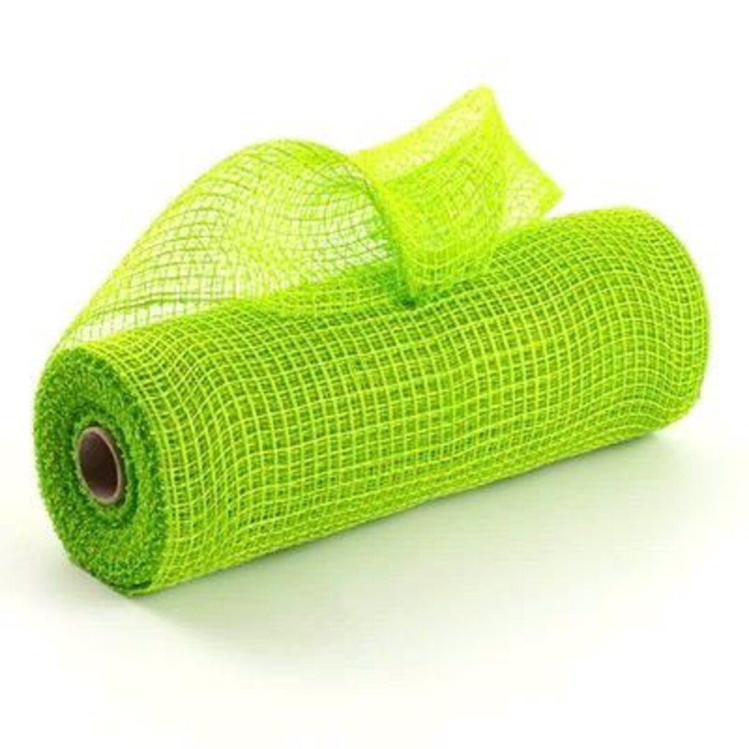 10 Inch X 10 Yards Lime Green Fabric Mesh - Etsy