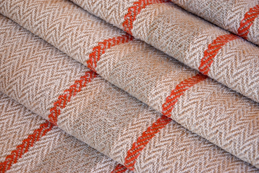 Very Heavy Nubby Herringbone Antique Rustic Hemp Grain Sack Bag ...