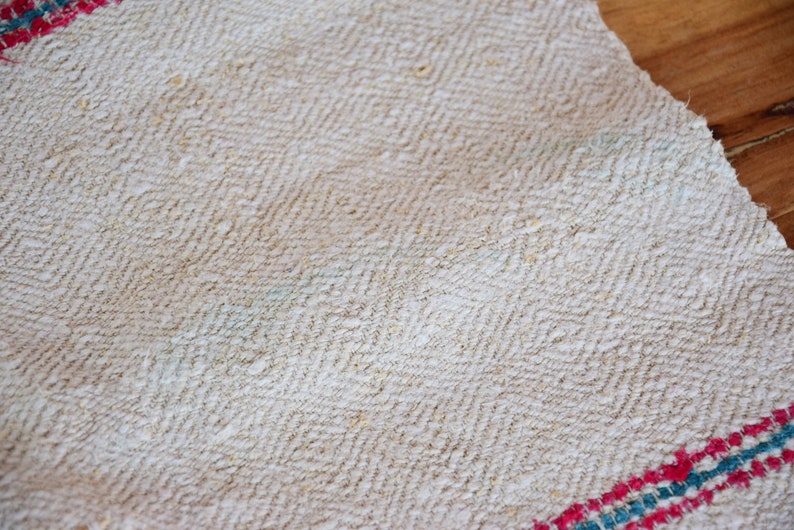 RARE HEAVY Herringbone Antique Rustic Hemp Tablecloth Blanket - Etsy