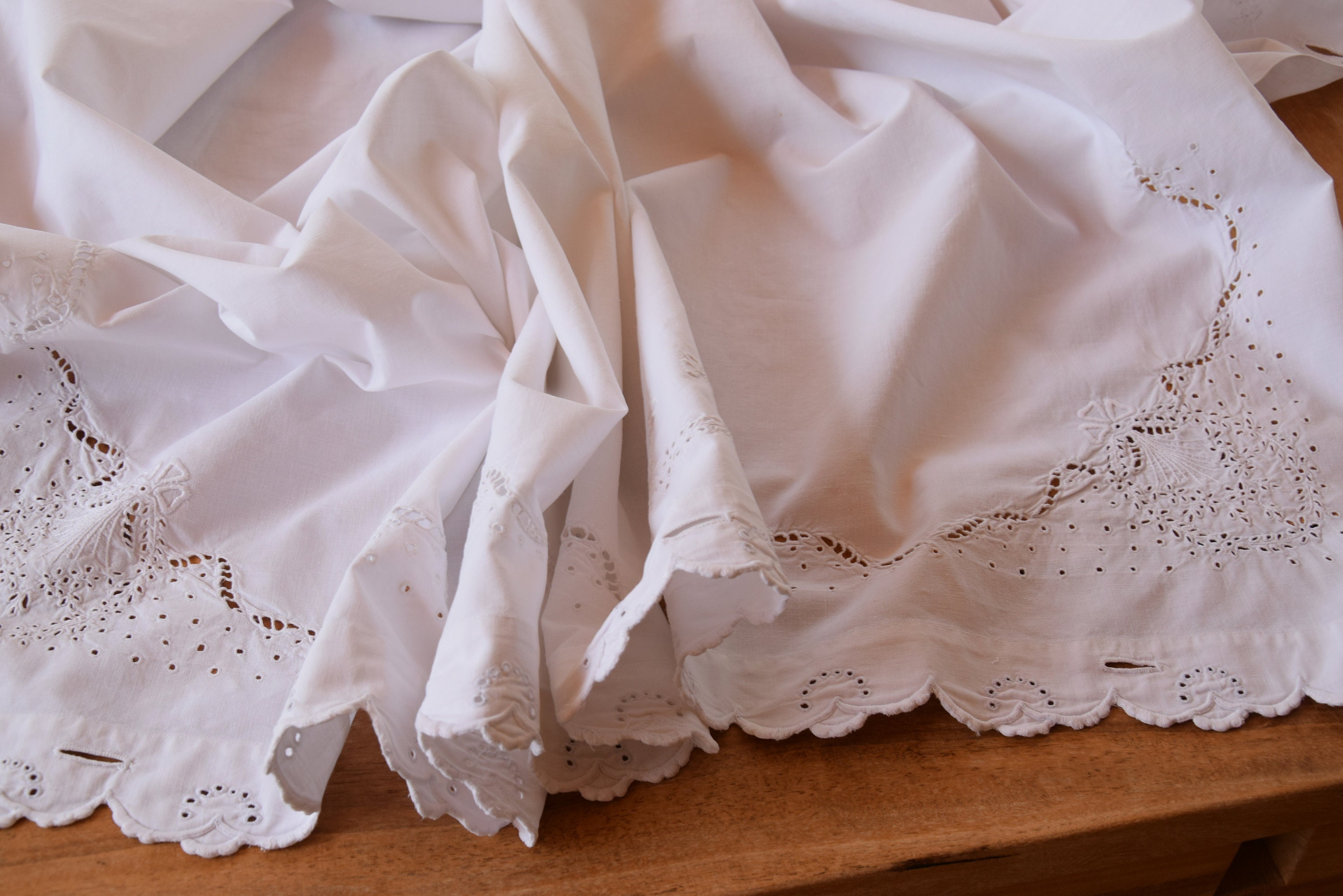 Antique Art Deco Fabulous French Linen Sheet C 1900 Material - Etsy