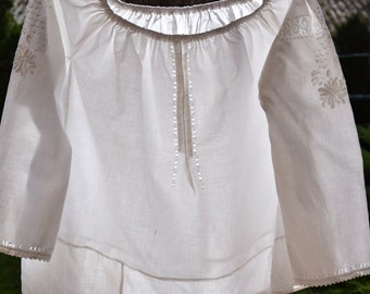 Antique Beautiful Hungarian Folk Rustic Women Shirt Blouse | Etsy
