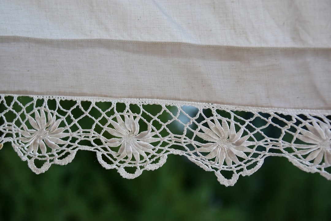 Pair of Pure Linen Sheets Antique Romantic Vintage Fabulous French ...