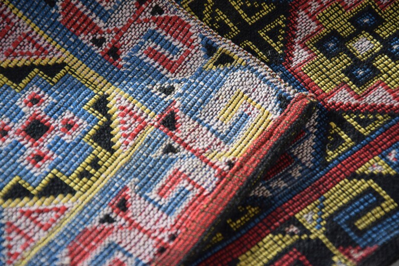 Antique Rug Carpet Vintage Handmade Woven Rug Vintage Tablecloth ...