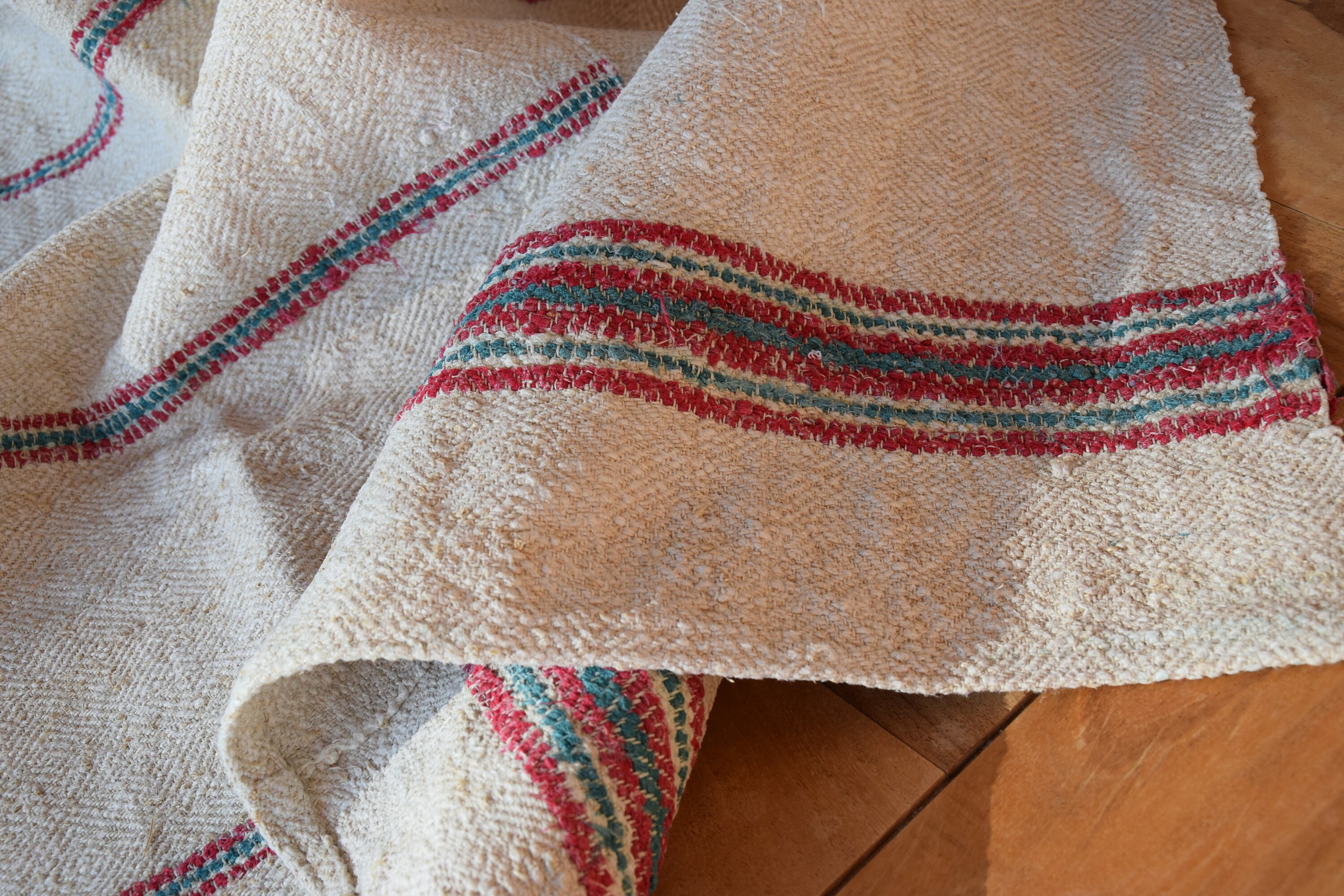 RARE HEAVY Herringbone Antique Rustic Hemp Tablecloth Blanket - Etsy