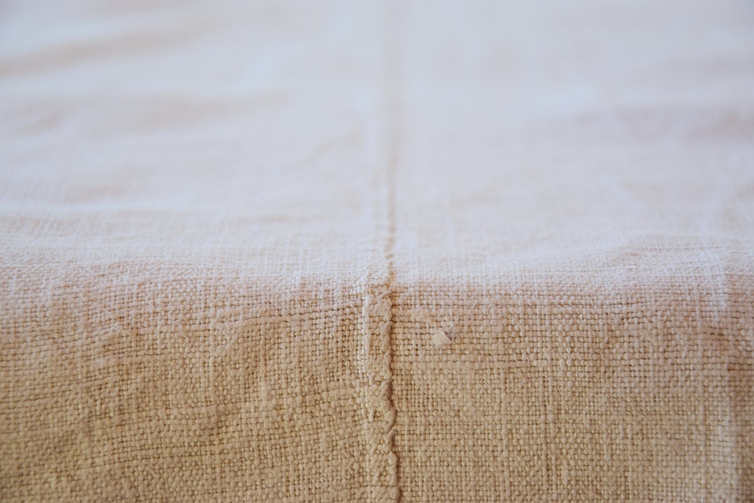Antique Pure Linen Sheet Vintage Handmade Handloomed Rustic Old ...