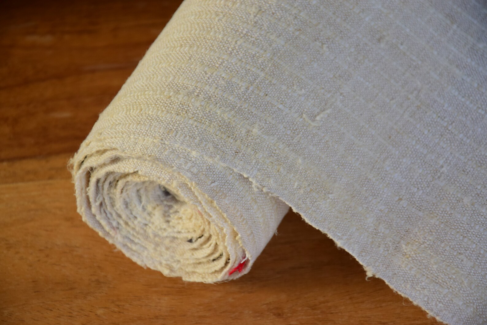 7 M (price/meter) Bolt 20' Antique Vintage Rustic Linen Roll Canvas Material Handmade Homespun ...
