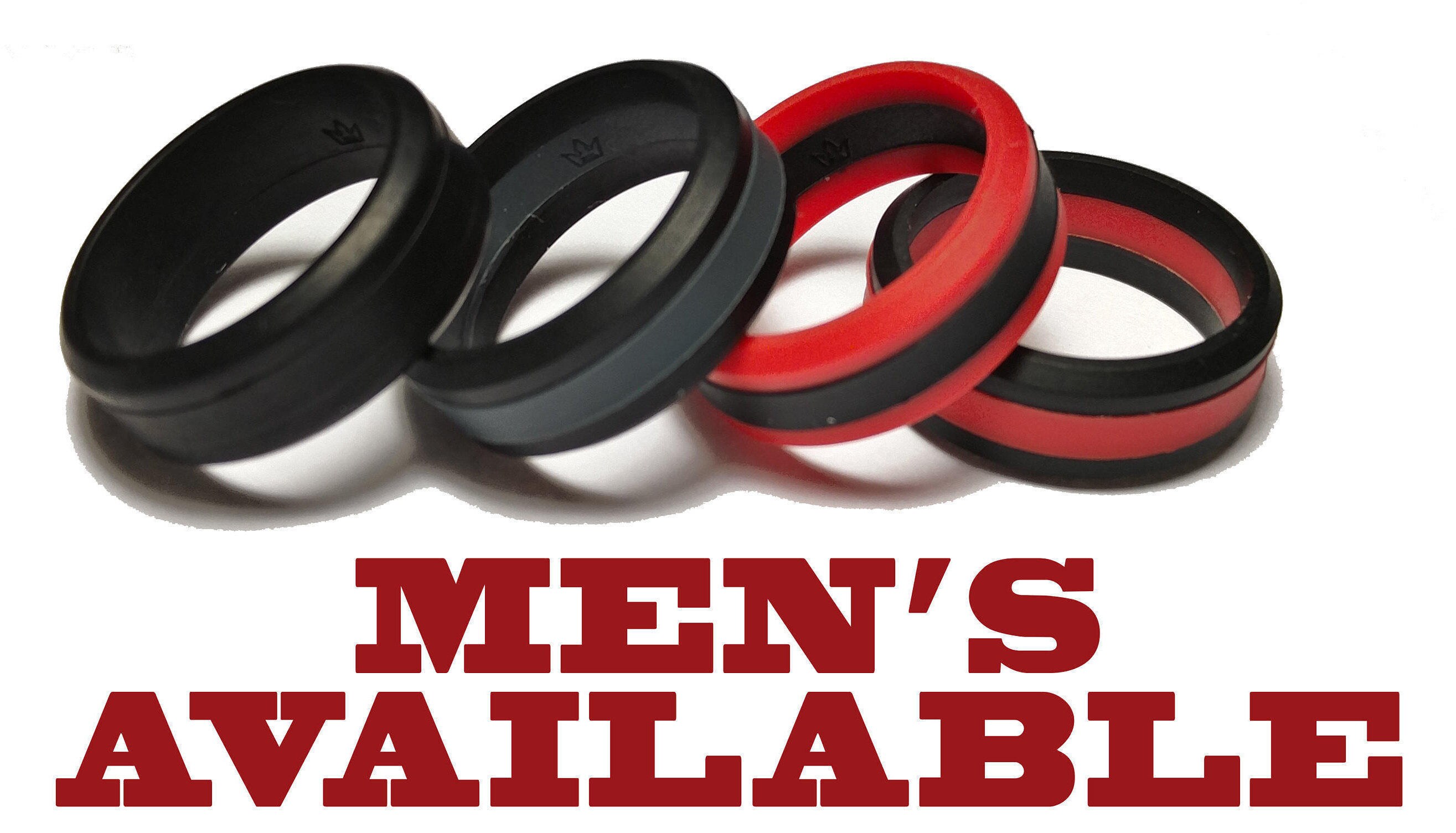 Women's Silicone Wedding Rings Collection for Nurses and | Etsy