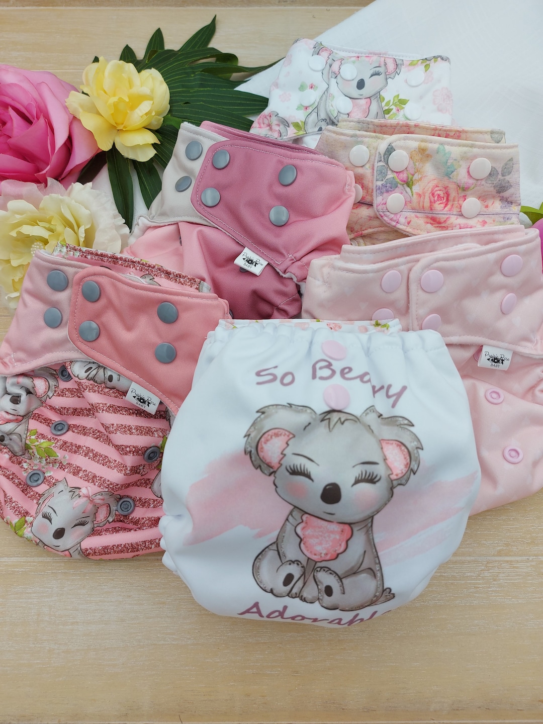 6 Pack Cloth Diaper, Cloth Diaper Starter Pack, Cloth Diapers, Pocket ...