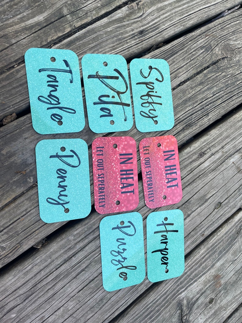 Kennel/ Crate Tags and Signs 4x2.5 Inches - Etsy