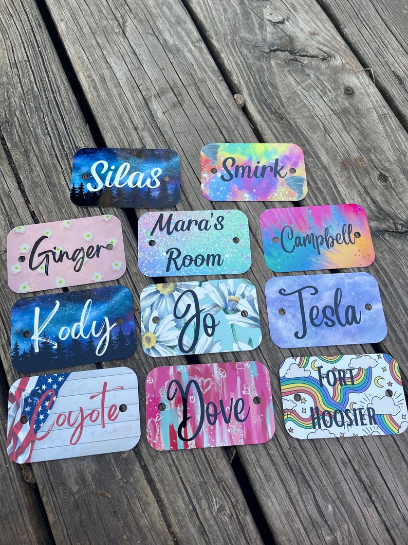Kennel/ Crate Tags and Signs 4x2.5 Inches - Etsy