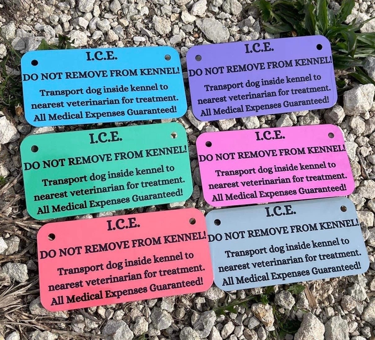 Kennel/ Crate Tags and Signs 4x2.5 Inches - Etsy