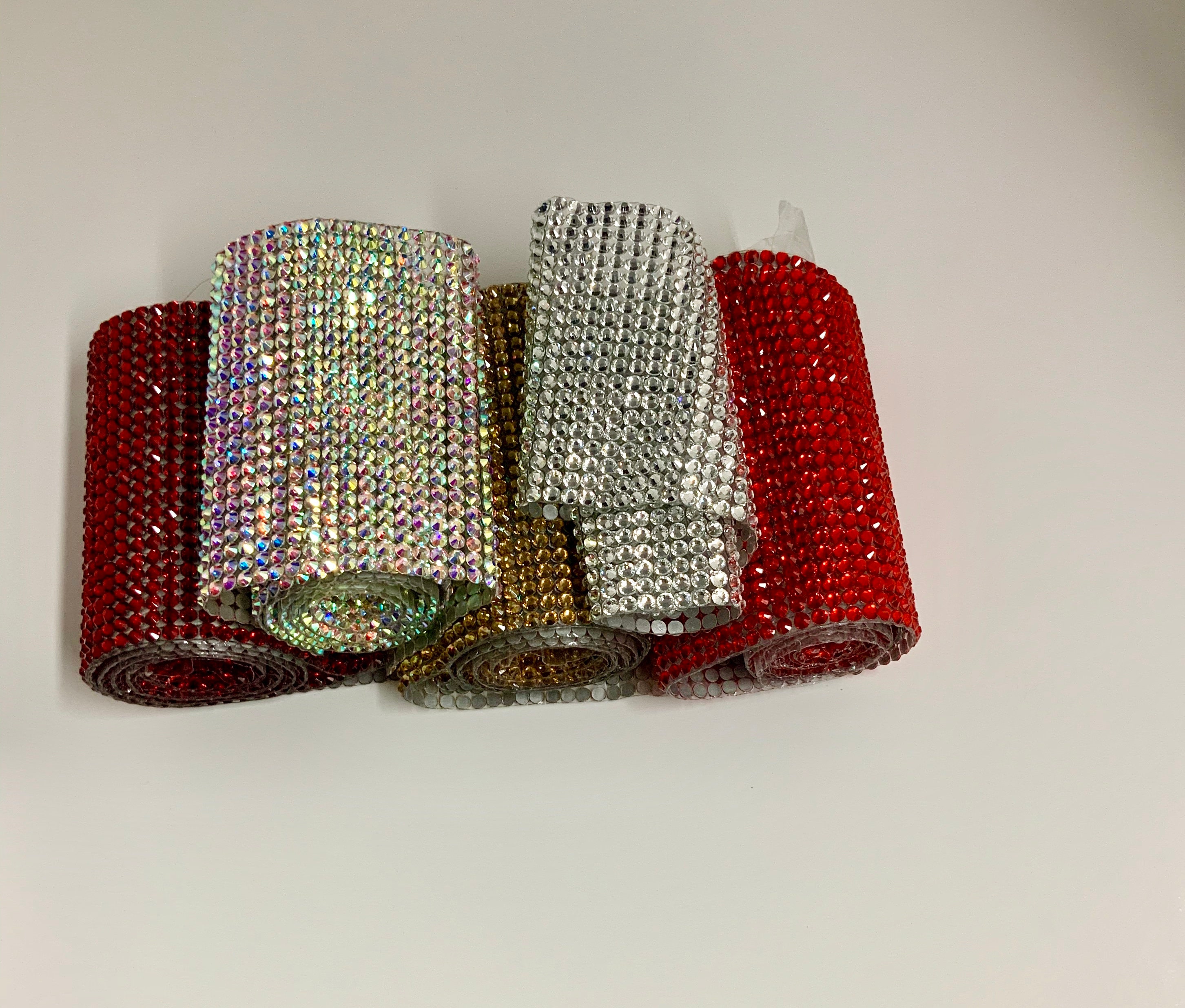 Rhinestone sheet / rhinestone fabric stone size iron-on | Etsy