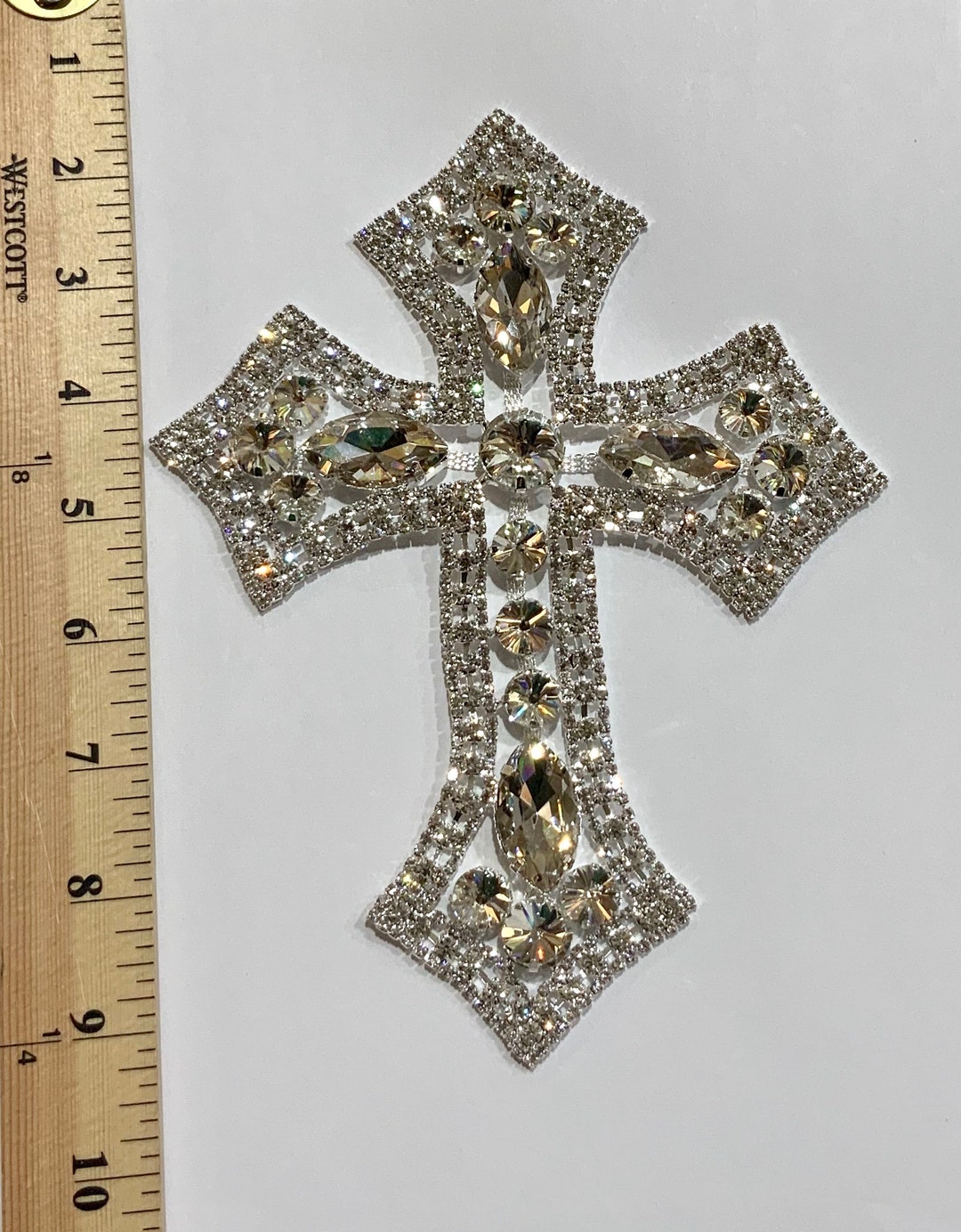 Crystal Rhinestone Crosses for Wedding #31452 Baptism First Communion ...
