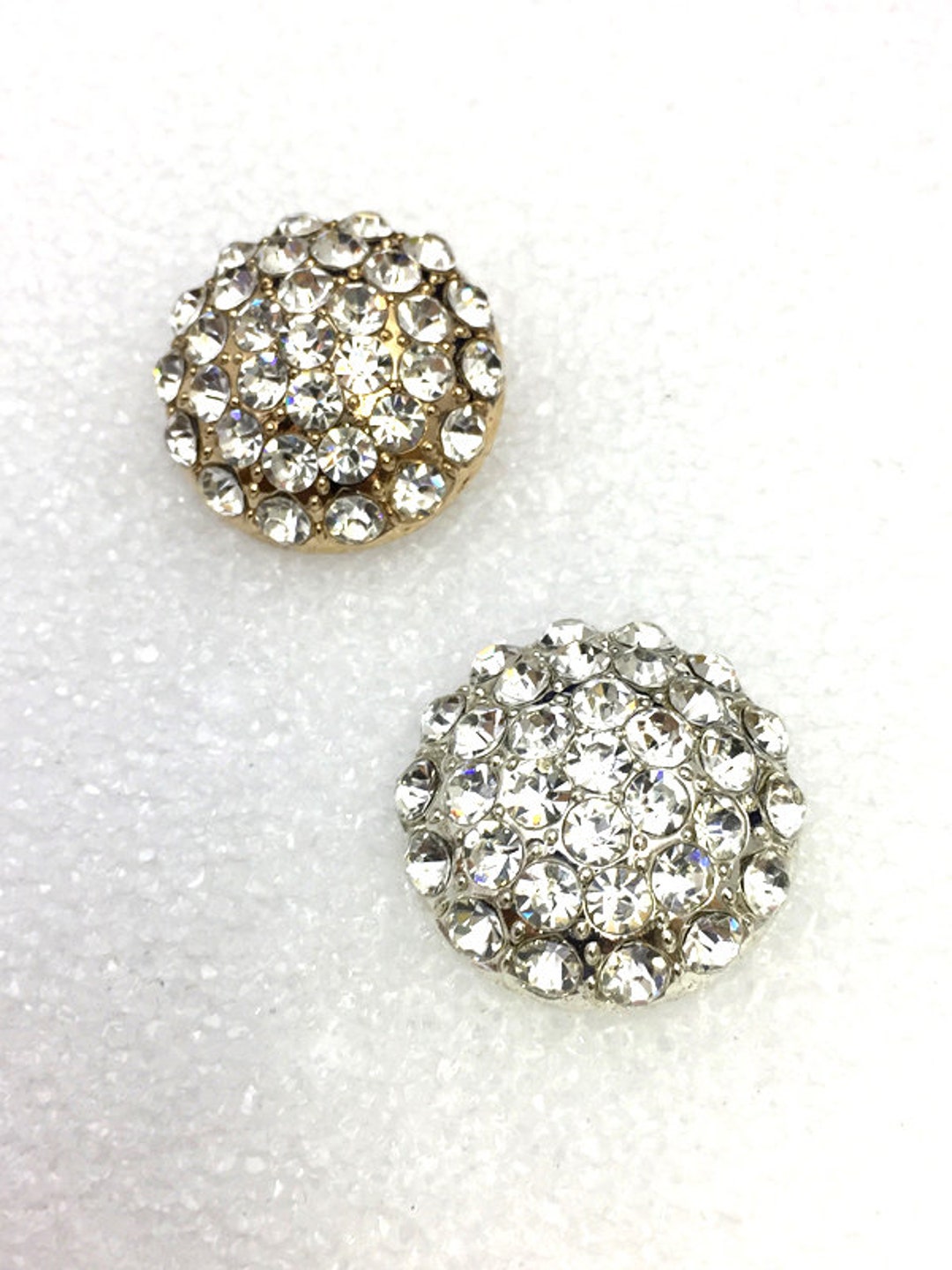 Sparkling Crystal Rhinestone Buttons for Wedding Decoration,invitation ...