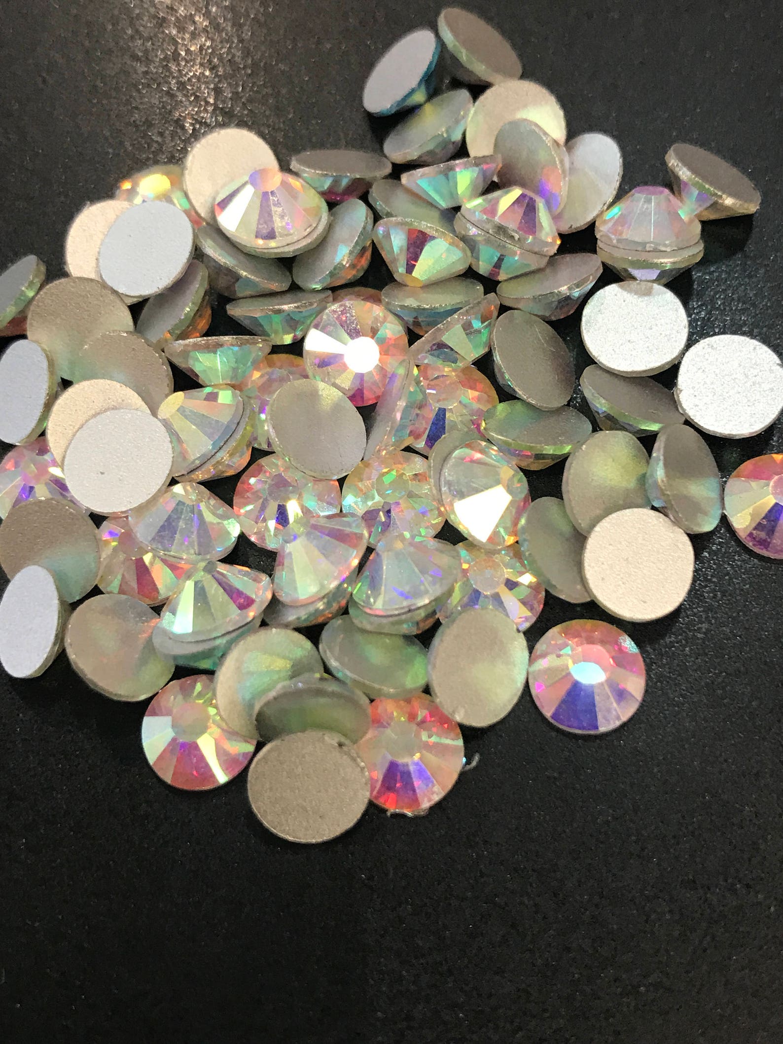 SS30 Flat Back Rhinestone crystal AB Loose Rhinestone Packs/ - Etsy
