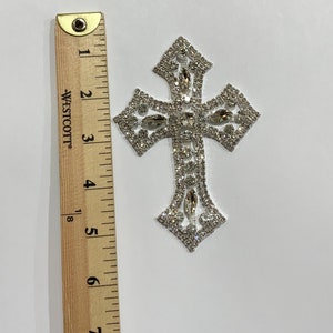 Crystal Rhinestone Crosses for Wedding #31452 Baptism First Communion ...