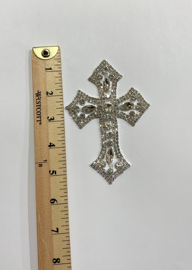 Crystal Rhinestone Crosses for Wedding #31452 Baptism First Communion ...