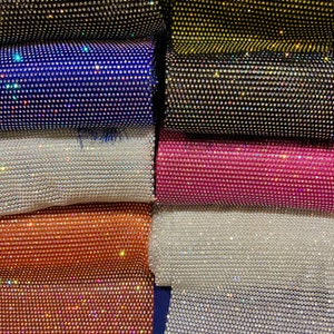 Rhinestone/ /stretch/fabric/ Rhinestone Mesh , Elastic/ Beautiful Mesh ...