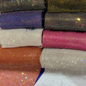 Rhinestone/ /stretch/fabric/ Rhinestone Mesh , Elastic/ Beautiful Mesh ...