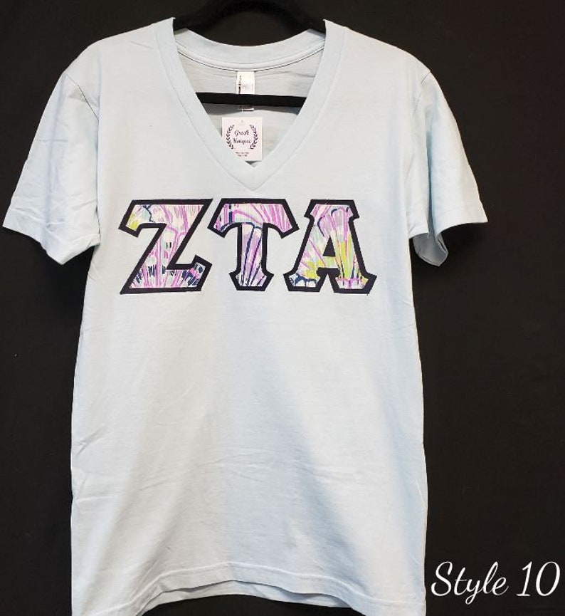 ZTA Stitched Letter- Ready to Ship - Etsy