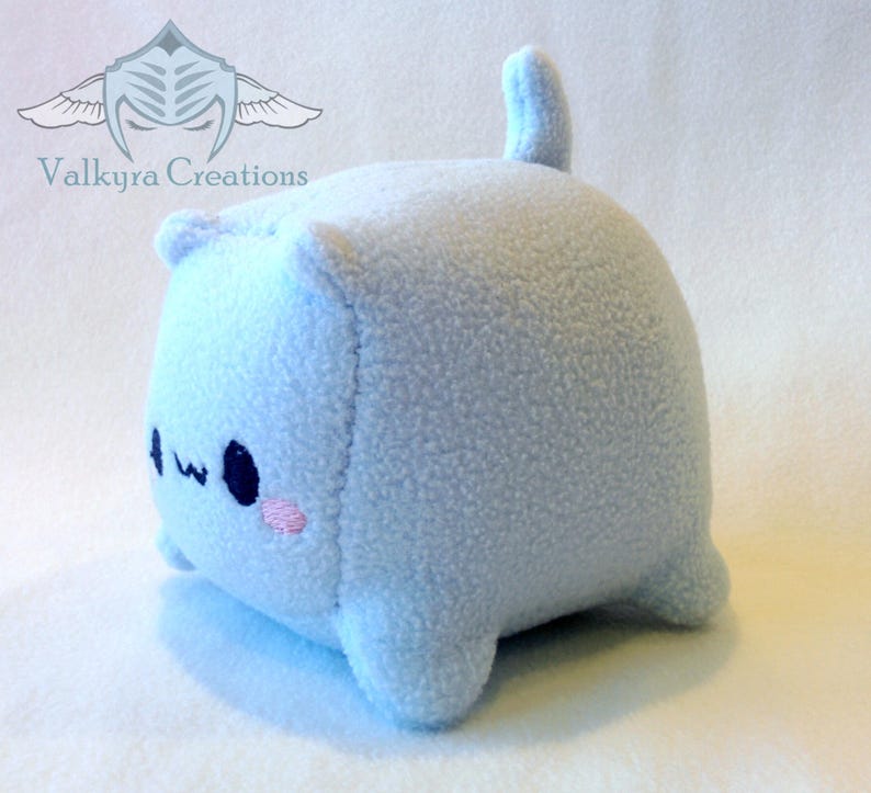 Cat Loaf Cube Stuffed Plush Toy- Handmade - Etsy