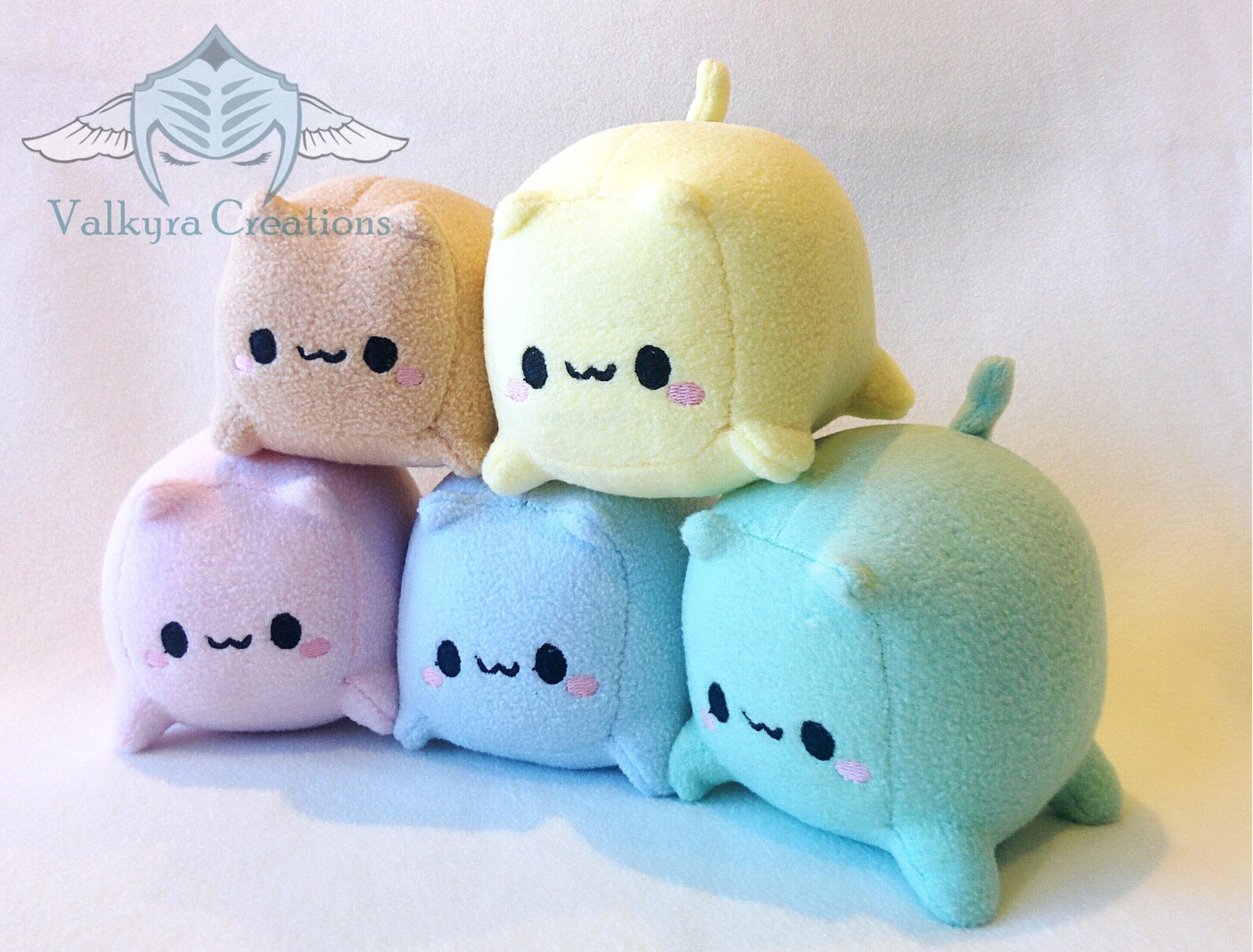 Cat Loaf Cube Stuffed Plush Toy- Handmade - Etsy