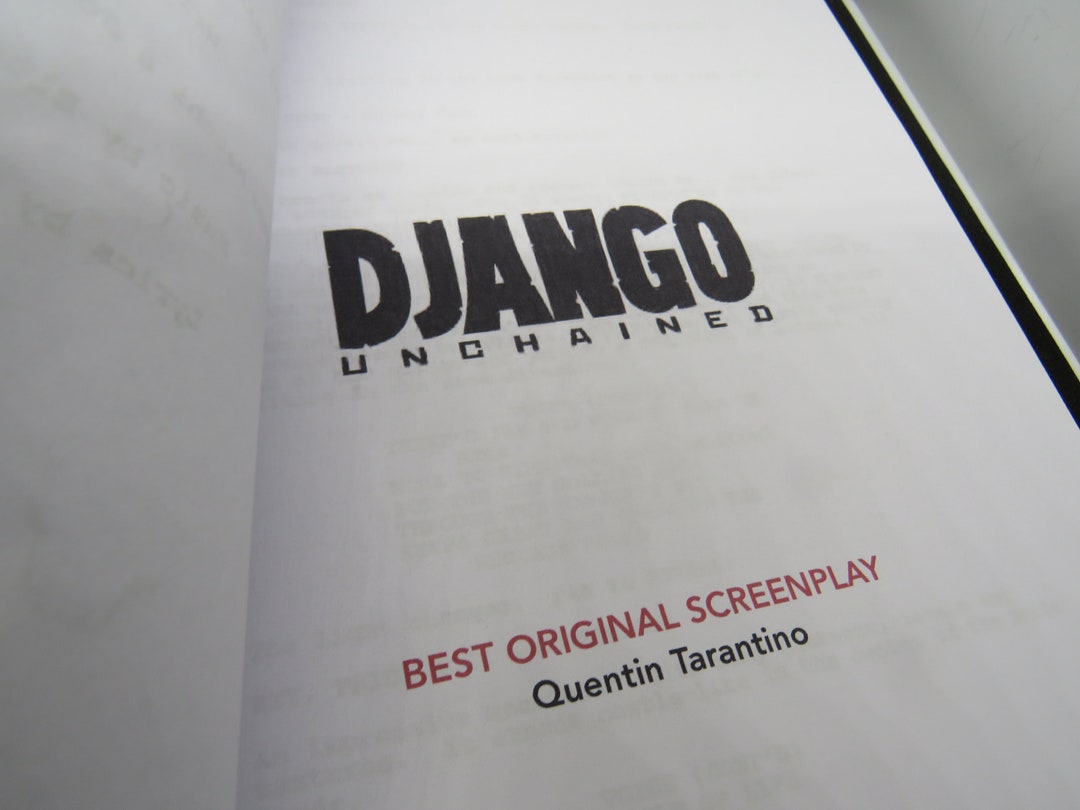 Django Unchained Script Movie Script Replica - Etsy