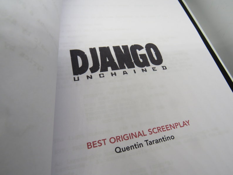 Django Unchained Script Movie Script Replica - Etsy