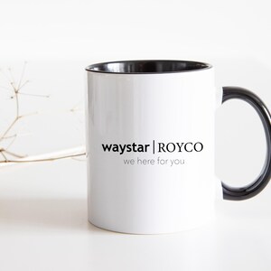 Waystar/royco Logo We Here for You Succession Inspired Coffee Mug Tea ...