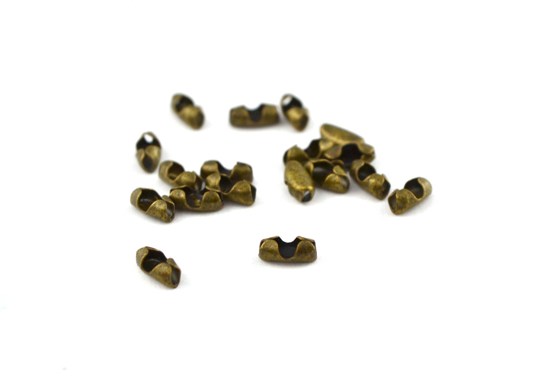 200 Bronze Ball Chain Clasp Ends, 1.5mm - Etsy Australia